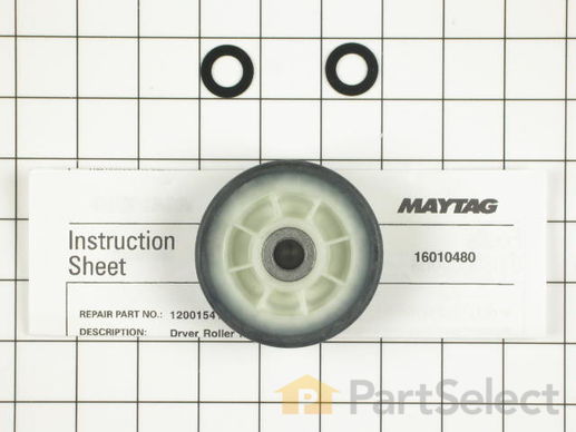 Drum Support Roller Kit 12001541 | Official Whirlpool Part | Fast ...